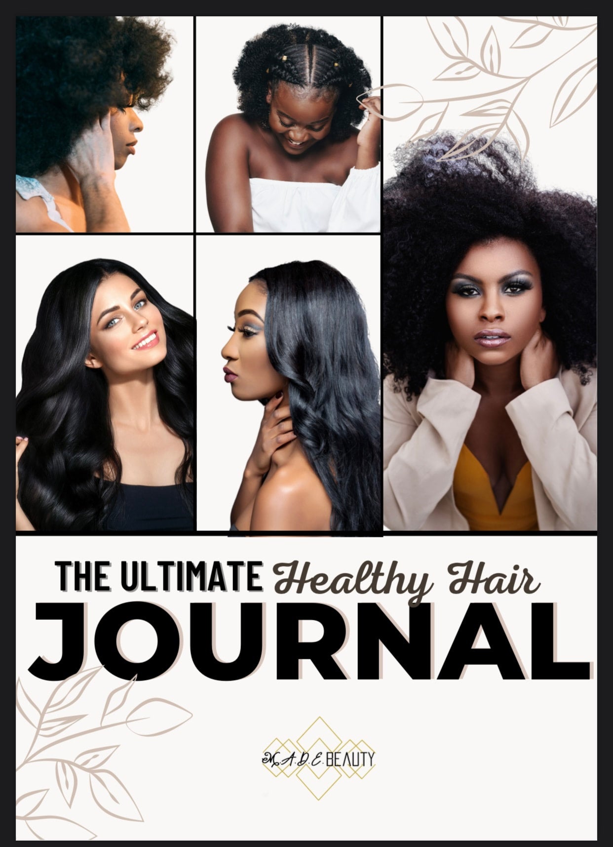 The Ultimate Healthy Hair Journal Fillable Planner (Digital Download ...